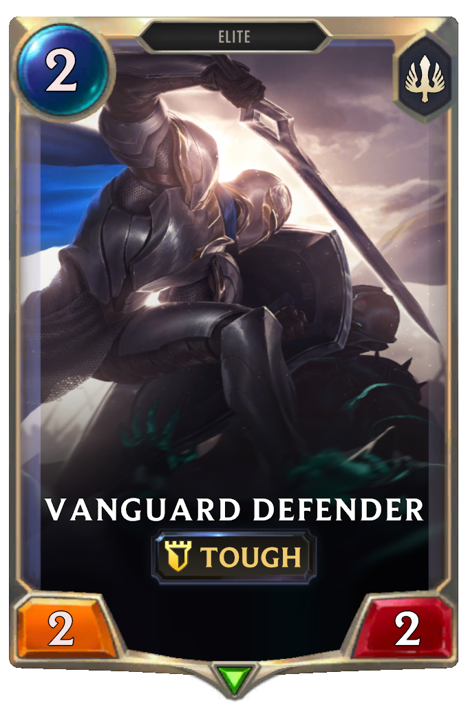 LoR Vanguard Defender Cards - Runeterra AR