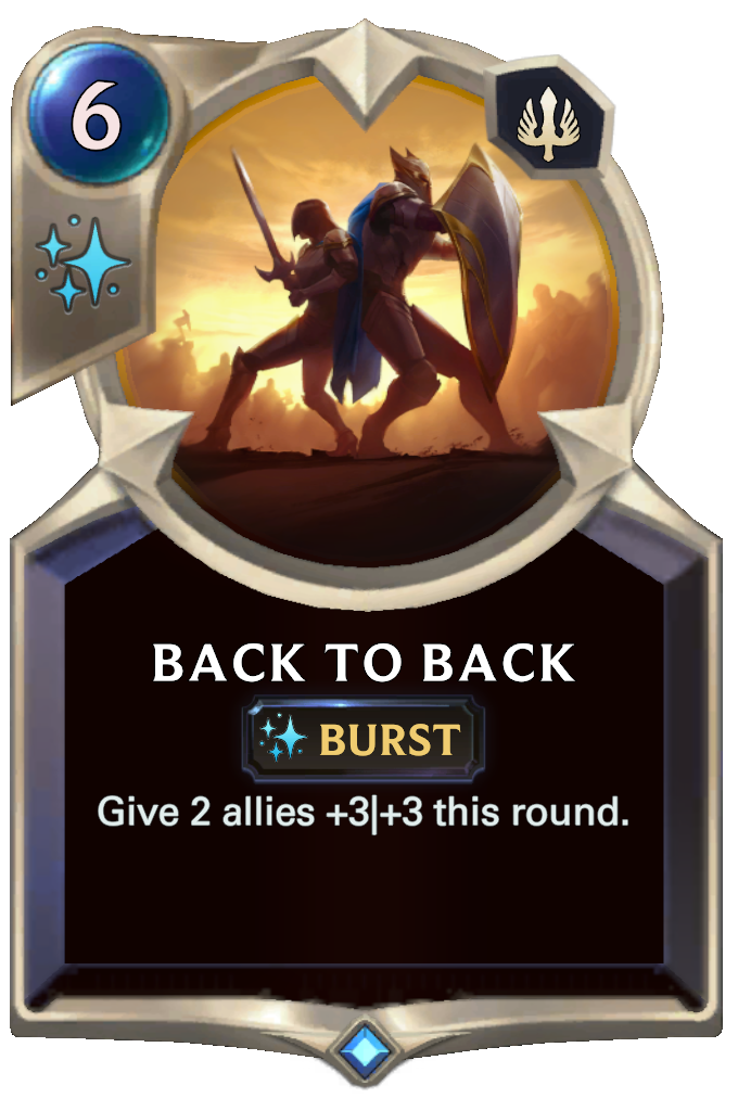LoR Back to Back Cards - Runeterra AR