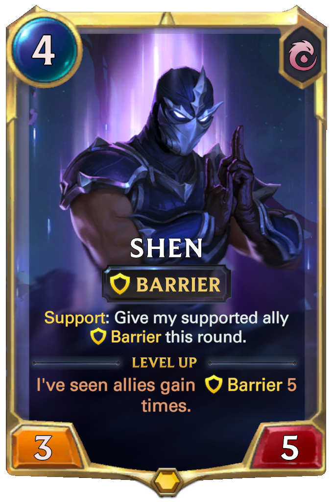LoR Shen Cards - Runeterra AR