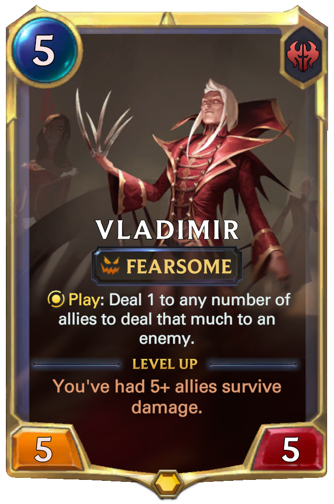 LoR Vladimir Cards - Runeterra AR