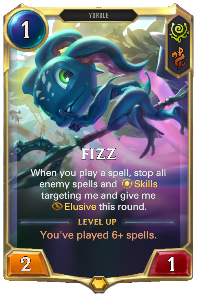 LoR Fizz Cards - Runeterra AR