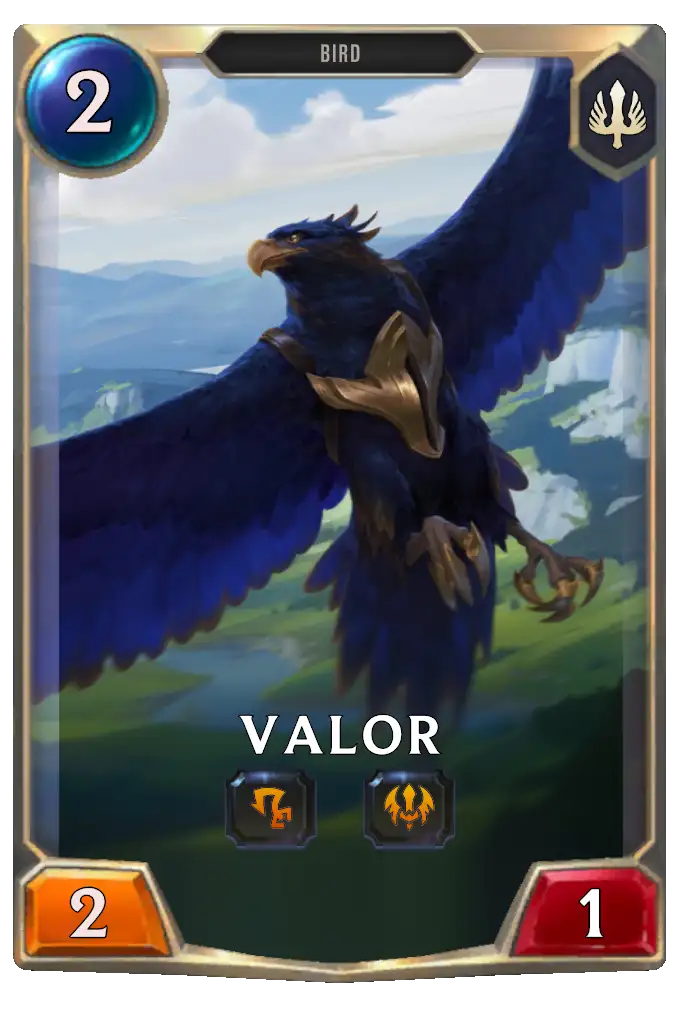 LoR Valor Cards - Runeterra AR