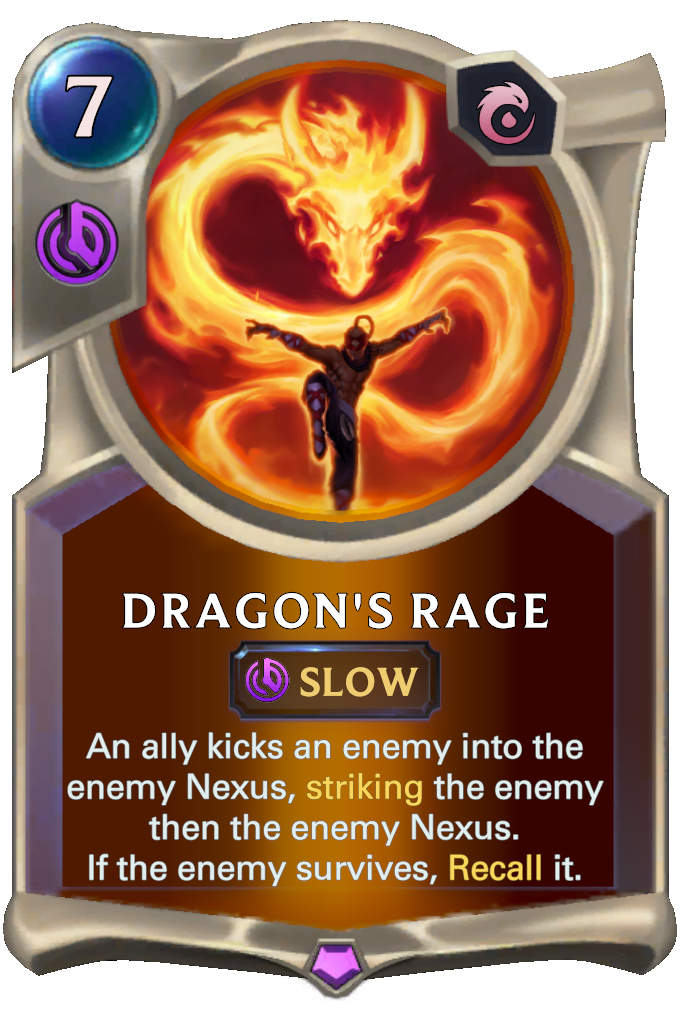 LoR Dragon's Rage Cards - Runeterra AR