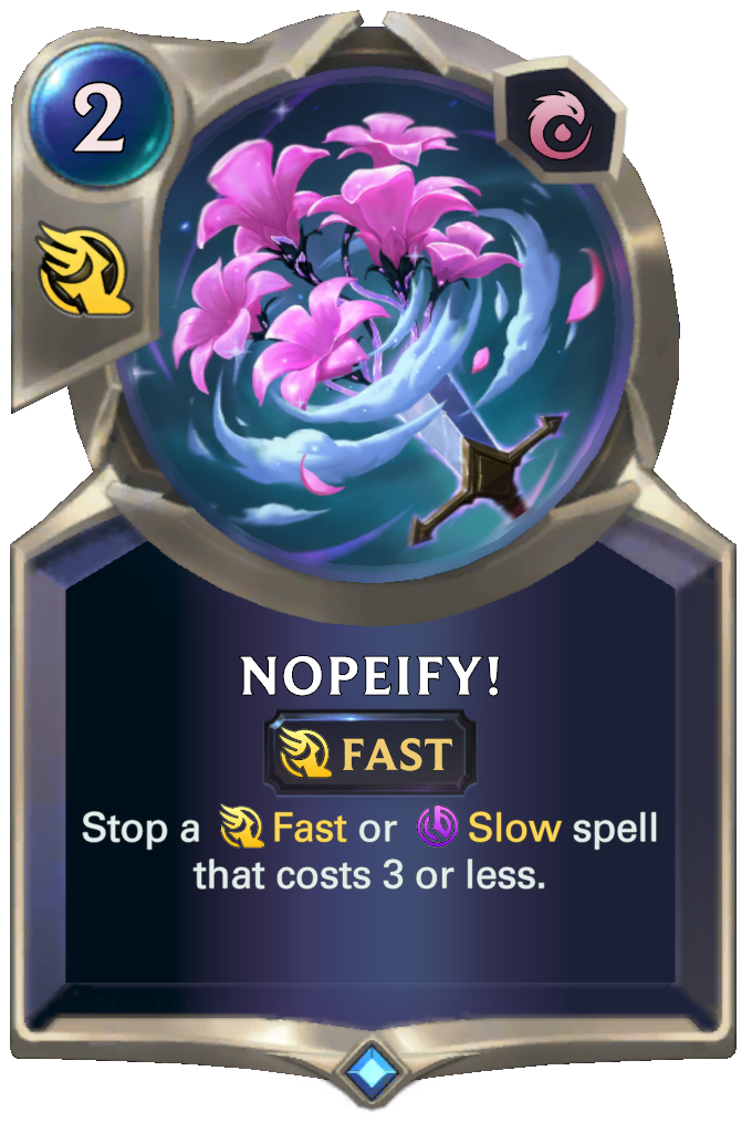 LoR Nopeify! Cards - Runeterra AR