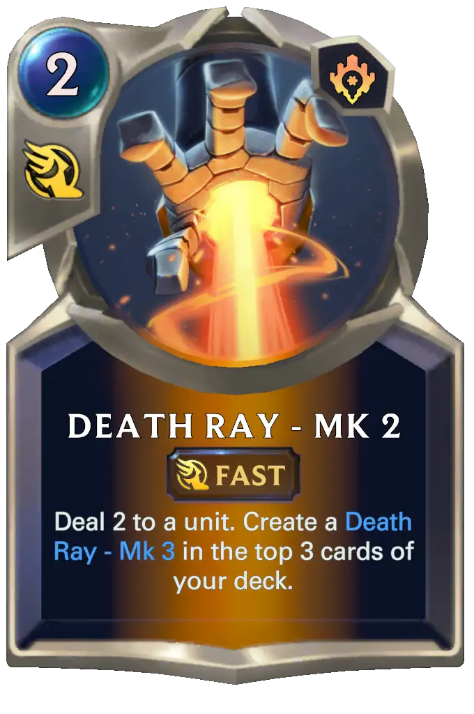 LoR Viktor's Death Ray - Mk 1 Cards - Runeterra AR