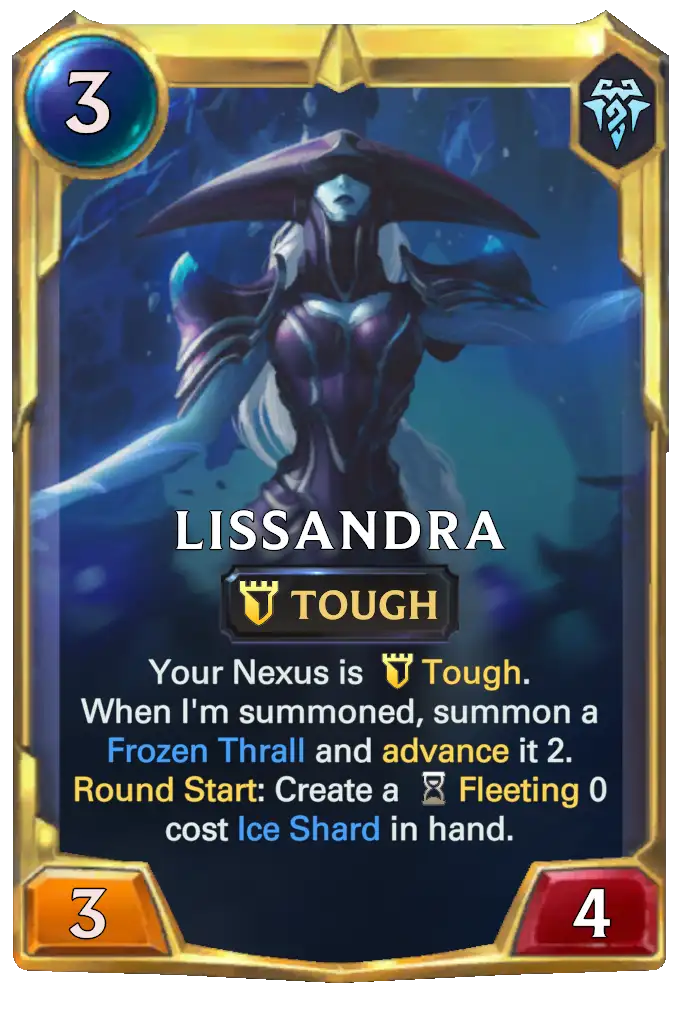 LoR Lissandra Cards - Runeterra AR