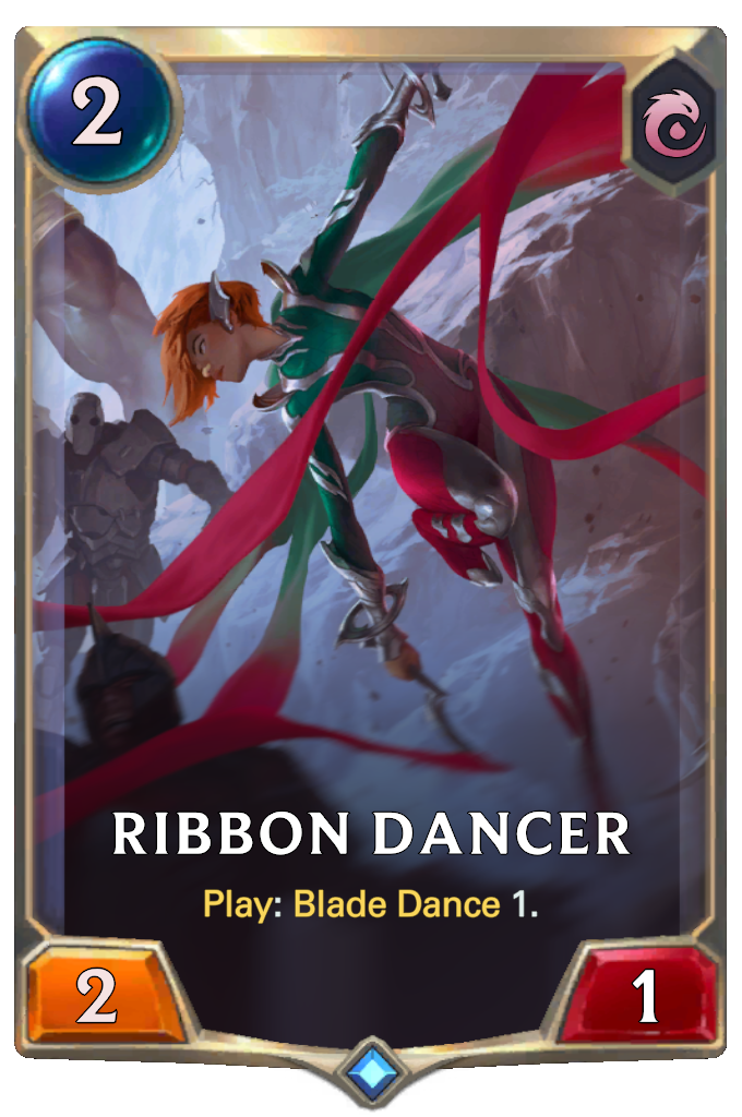 LoR Ribbon Dancer Cards - Runeterra AR