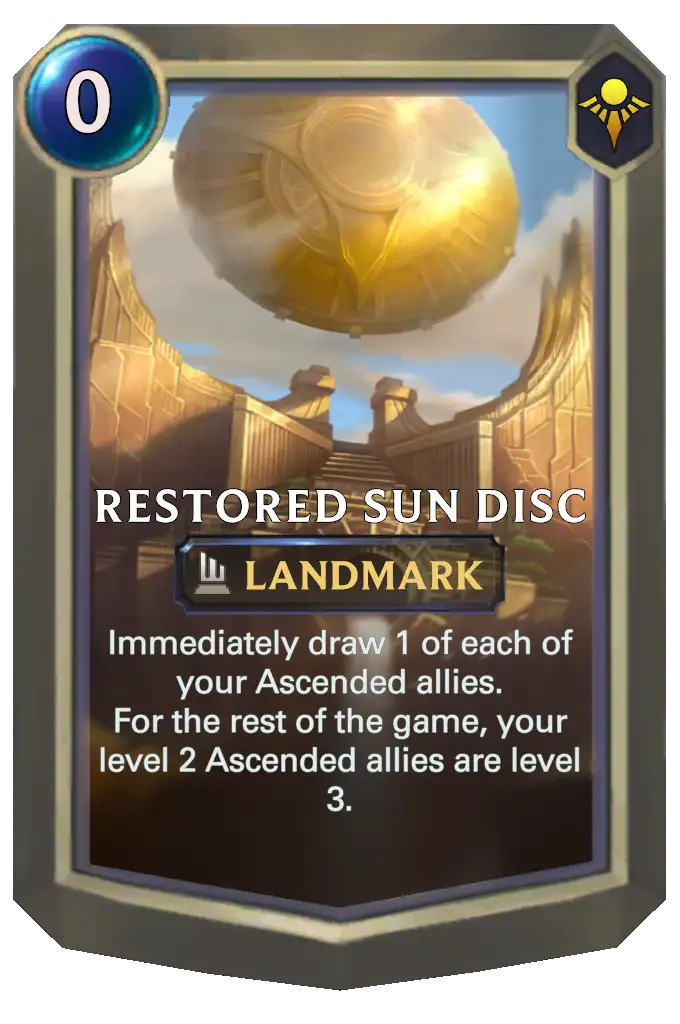 LoR Buried Sun Disc Cards - Runeterra AR
