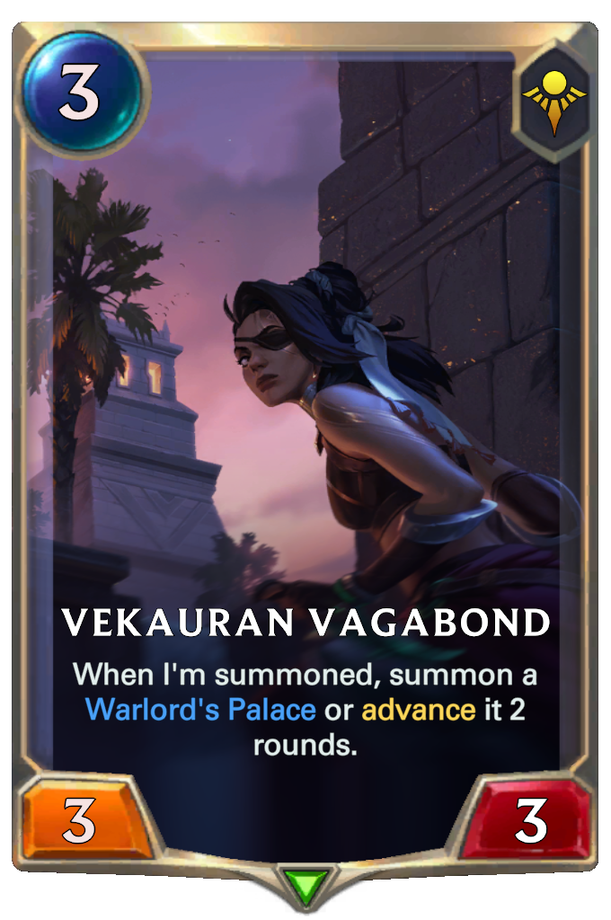 LoR Vekauran Vagabond Cards - Runeterra AR