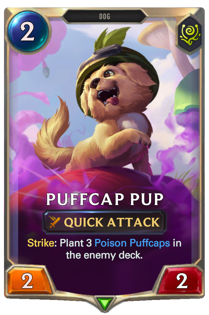 LoR Puffcap Pup Cards - Runeterra AR
