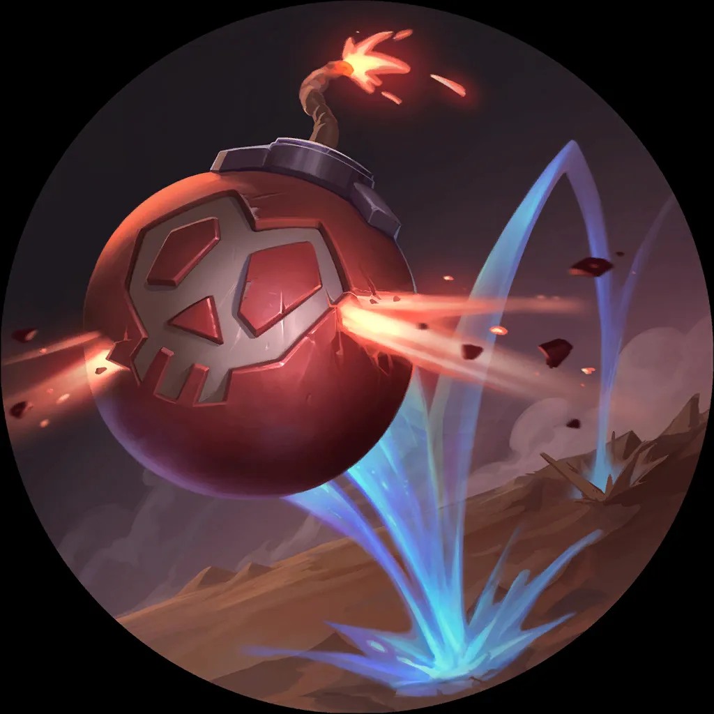 LoR Ziggs' Bouncing Bomb Cards - Runeterra AR