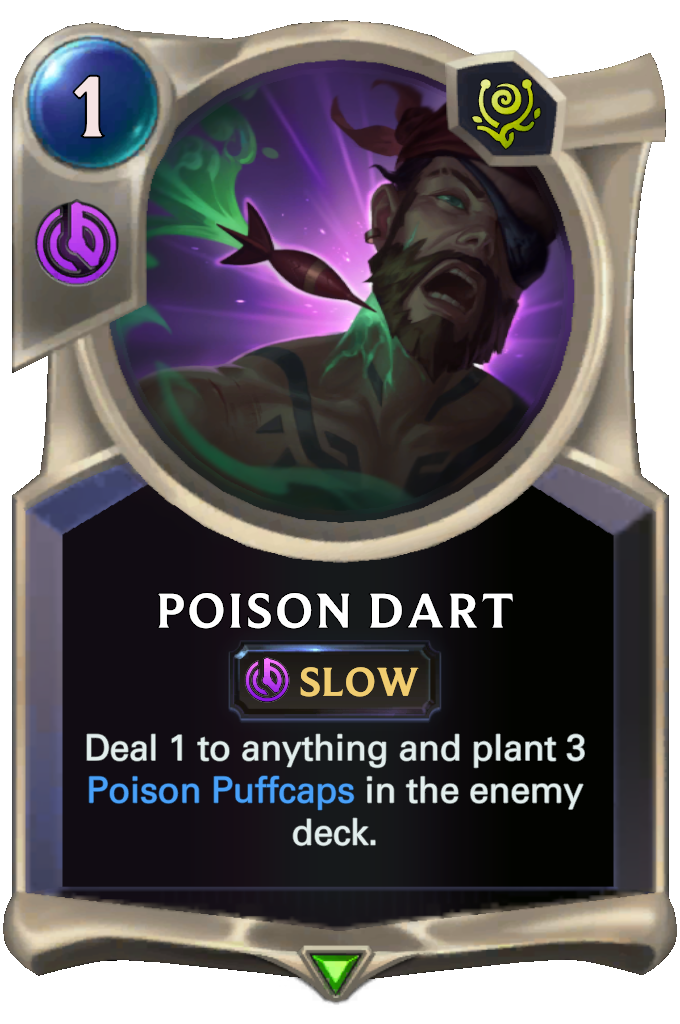 LoR Poison Dart Cards - Runeterra AR