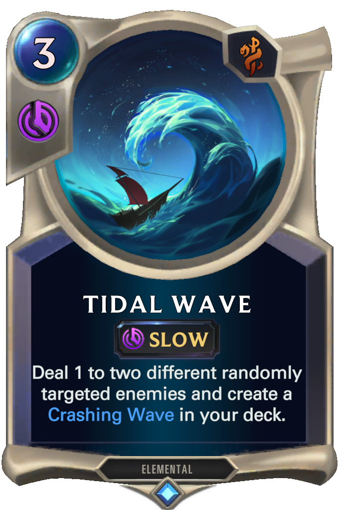 LoR Tidal Wave Cards - Runeterra AR