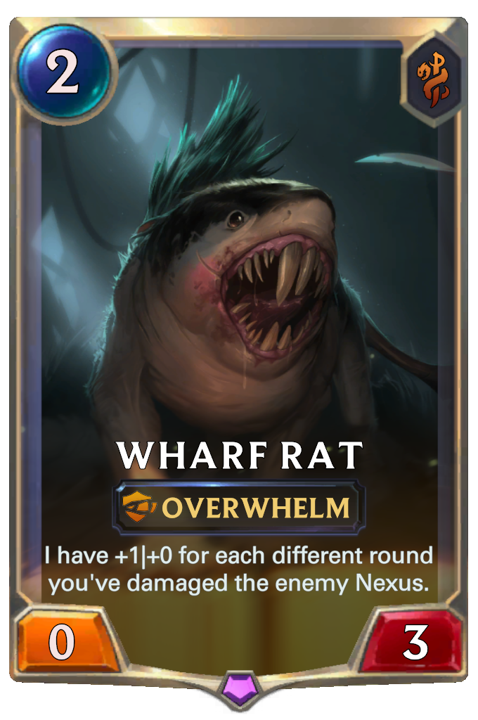 LoR Wharf Rat Cards - Runeterra AR