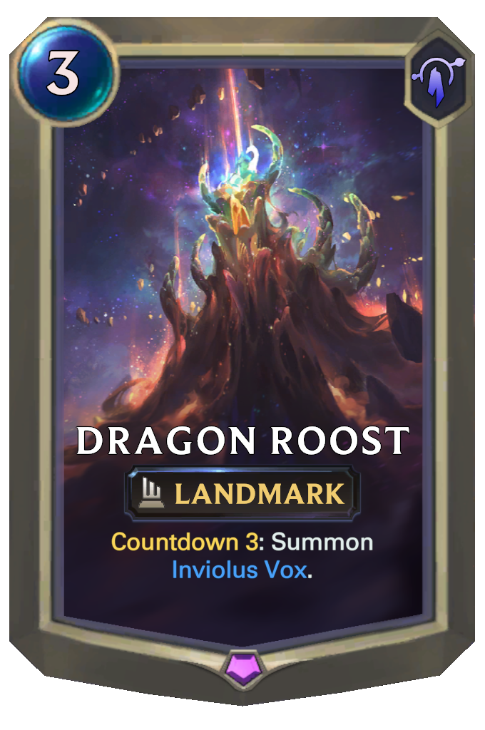 LoR Dragon Roost Cards - Runeterra AR