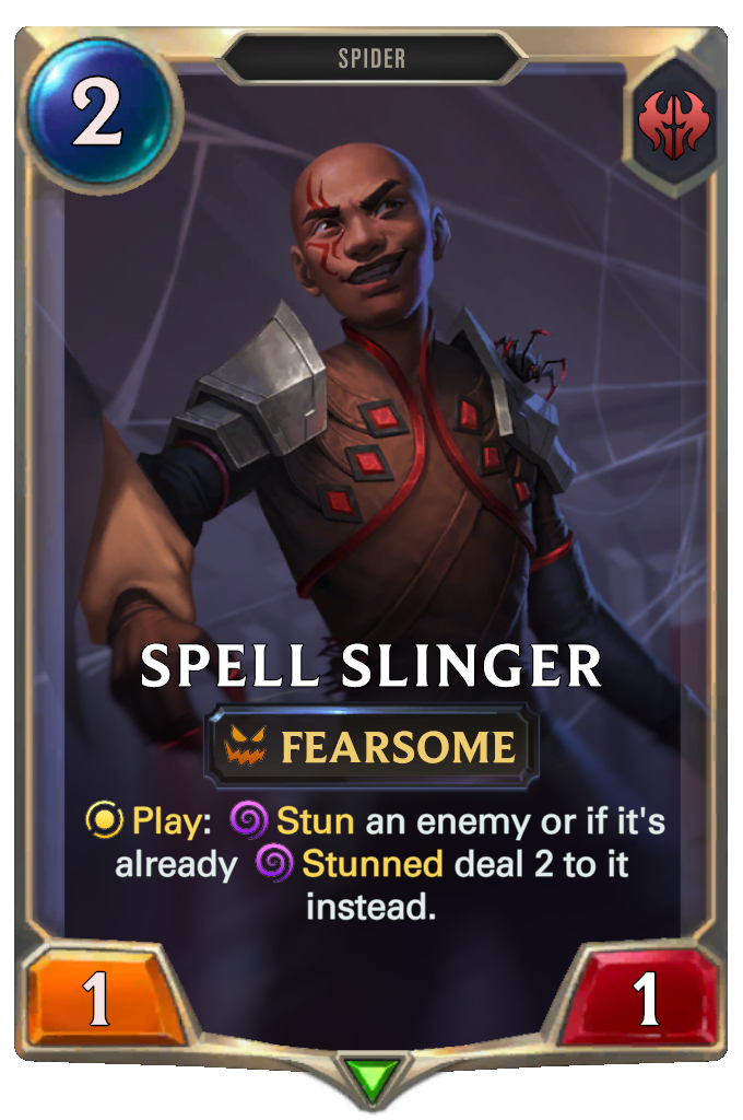 LoR Spell Slinger Cards - Runeterra AR