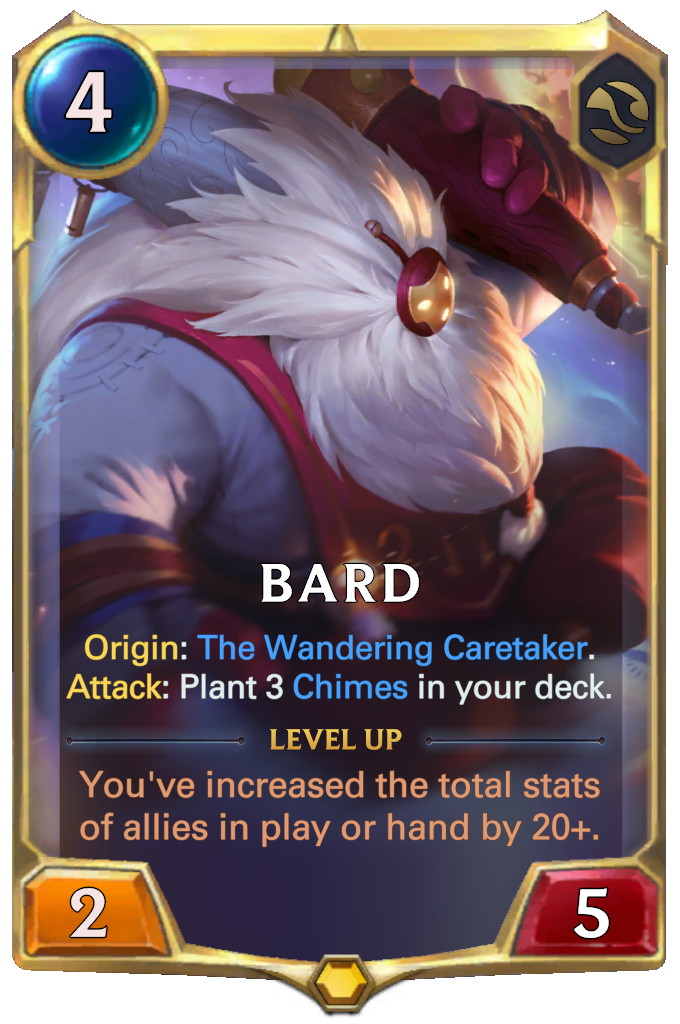 LoR Bard Cards - Runeterra AR