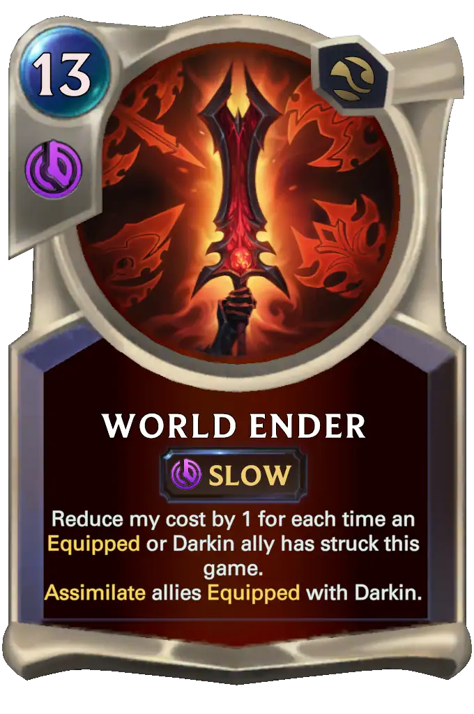 LoR World Ender Cards - Runeterra AR