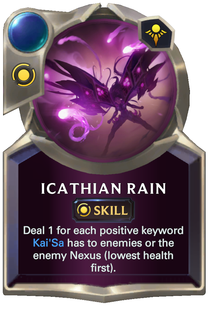LoR Icathian Rain Cards - Runeterra AR