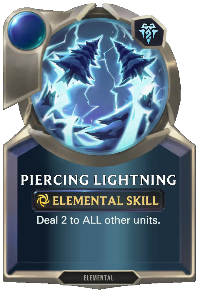 LoR Piercing Lightning Cards - Runeterra AR