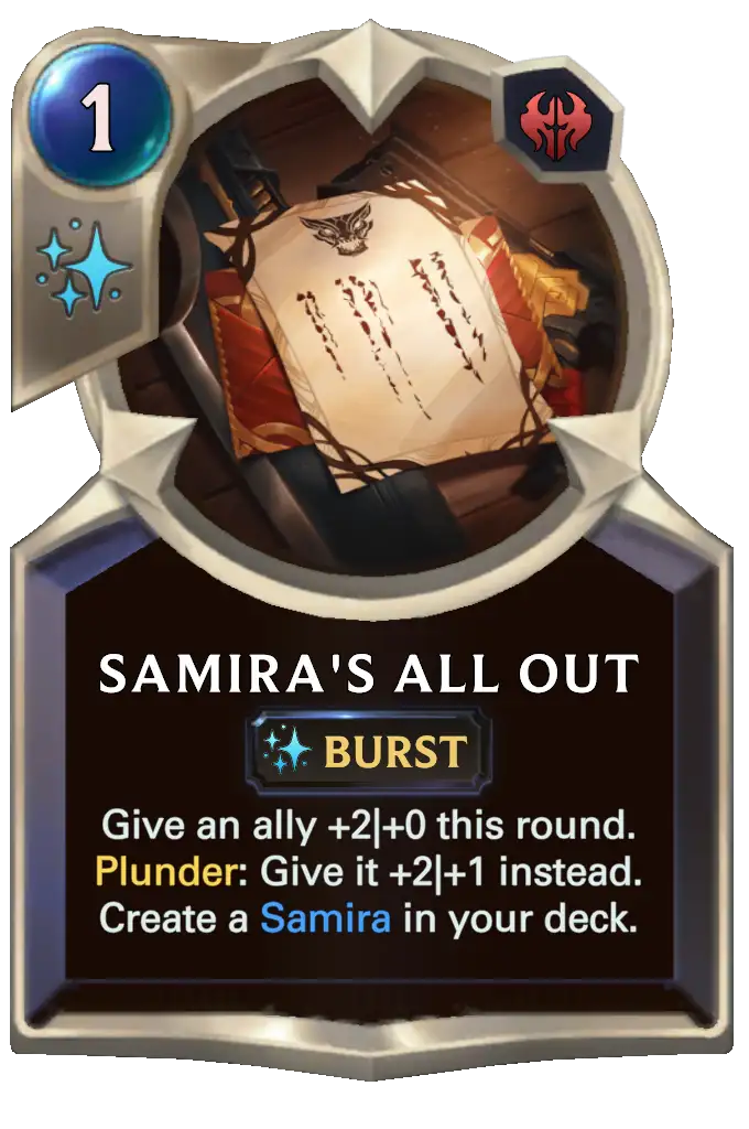 LoR Samira Cards - Runeterra AR