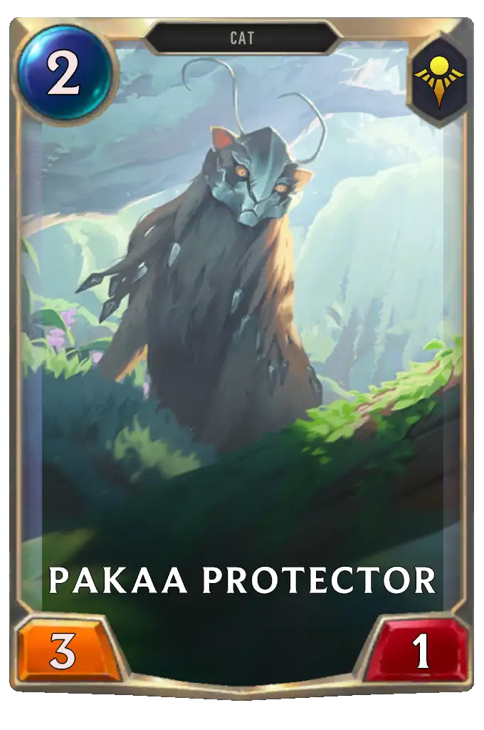 LoR Pakaa Protector Cards - Runeterra AR