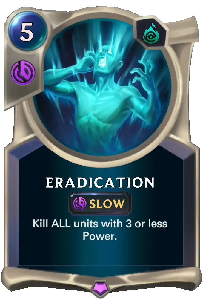 LoR Eradication Cards - Runeterra AR