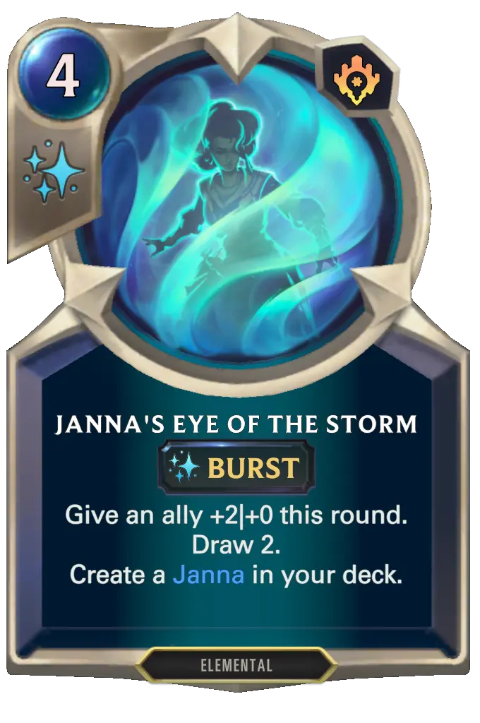 LoR Janna Cards - Runeterra AR