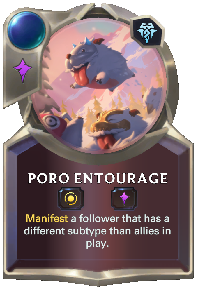 LoR The Poro Parade Cards - Runeterra AR