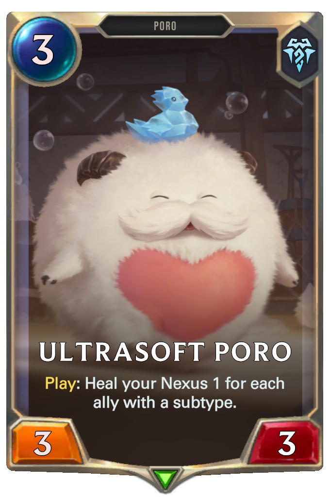 LoR Ultrasoft Poro Cards - Runeterra AR